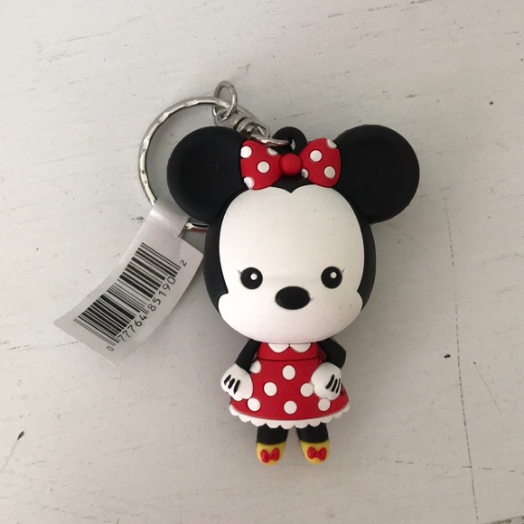 Disney | Accessories | Disney Keychain Figural 3d Minnie Mouse | Poshmark